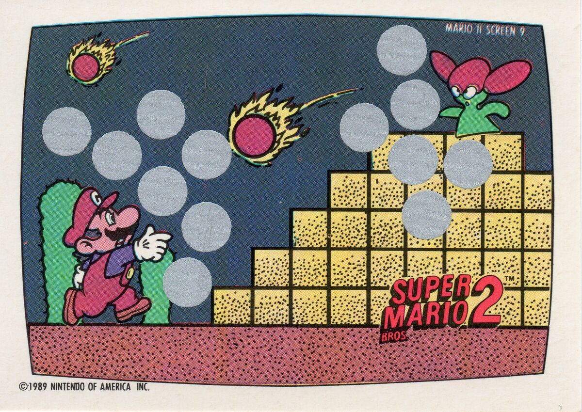 File:Nintendo Game Pack SMB2 Scratch-off card 9.jpg - Super Mario Wiki ...