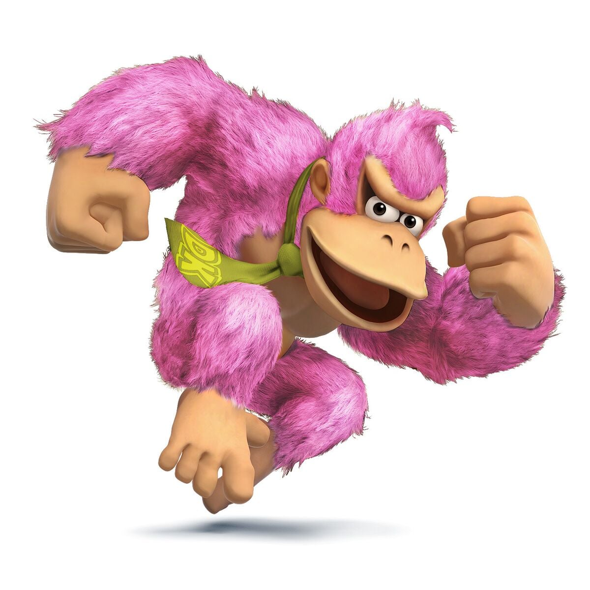 File:Donkey Kong SSB4 Artwork - Pink.jpg - Super Mario Wiki, the Mario ...