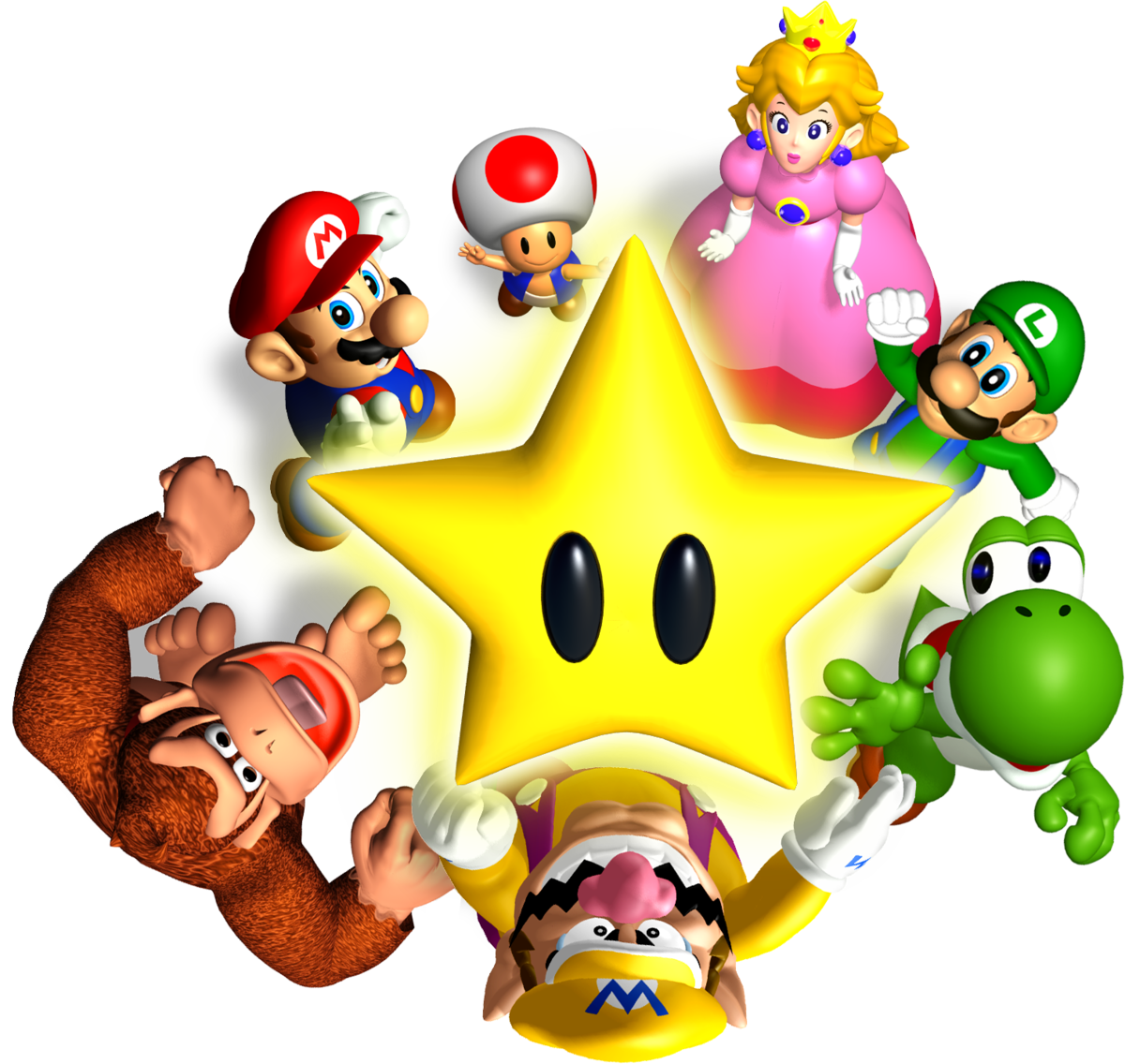 File:Star Group Artwork - Mario Party.png - Super Mario Wiki, the Mario ...