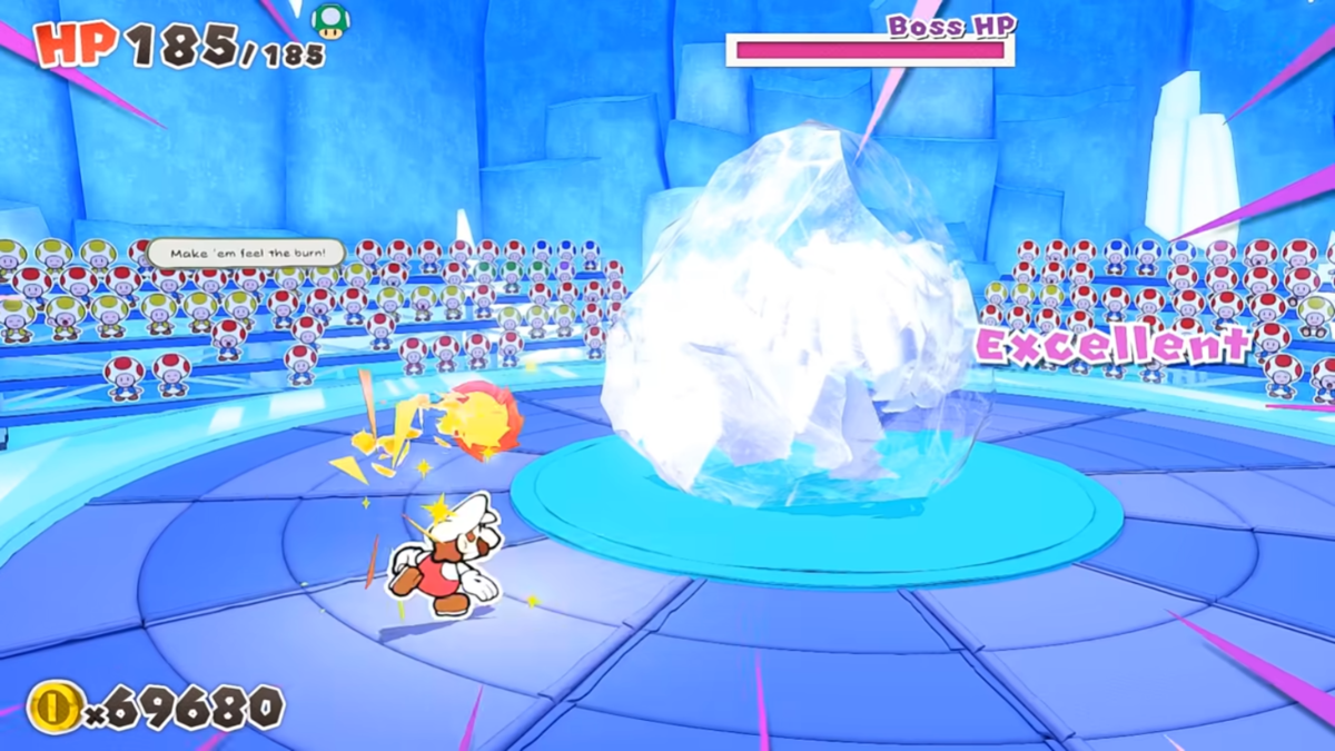 File:Fire Mario vs Ice Vellumental.png - Super Mario Wiki, the Mario ...