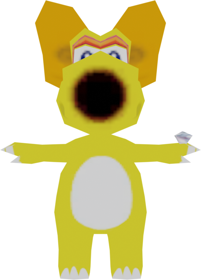 File:MSC Audience Yellow Birdo Model.png - Super Mario Wiki, the Mario ...