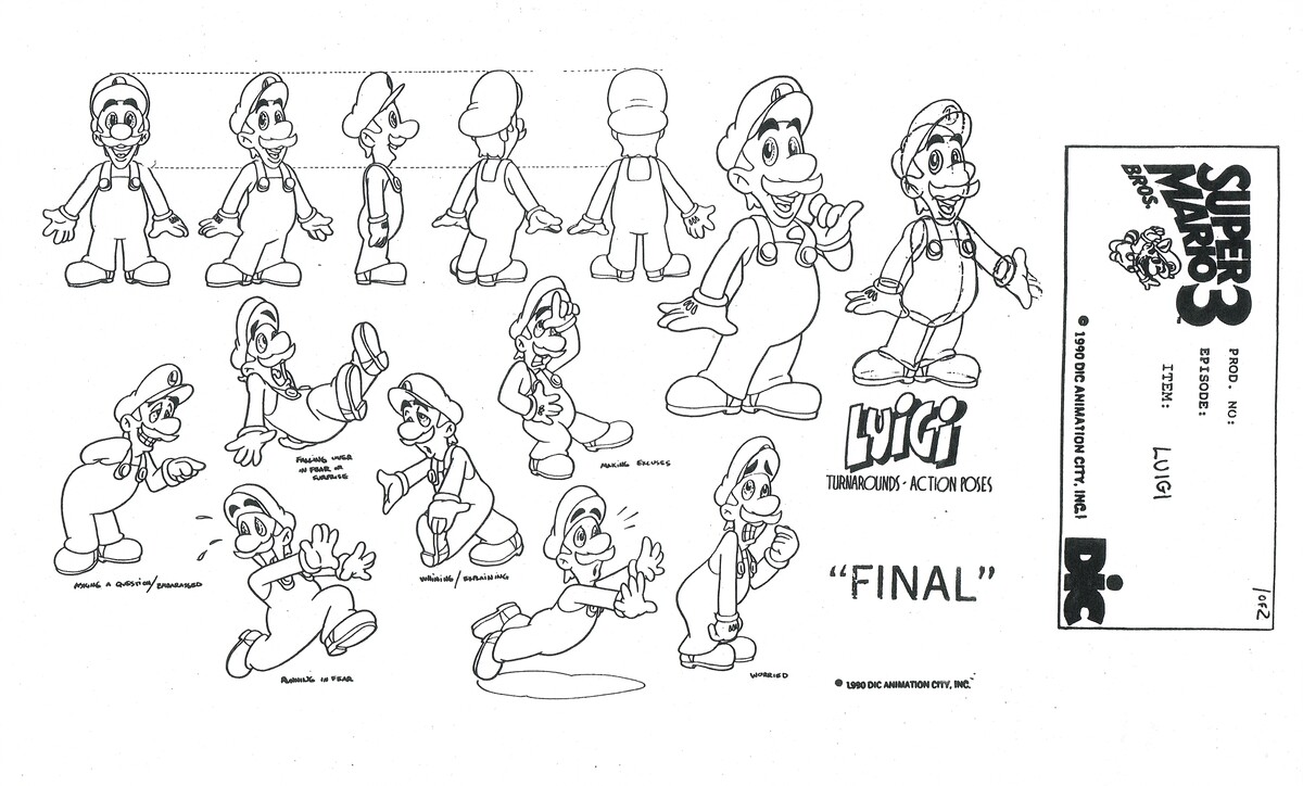 File:Aosmb3 luigi reference sheet.jpg - Super Mario Wiki, the Mario ...