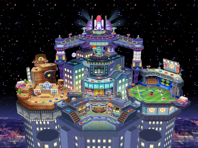 File:Neon Heights - Mario Party 7 (Solo Board).png - Super Mario Wiki ...