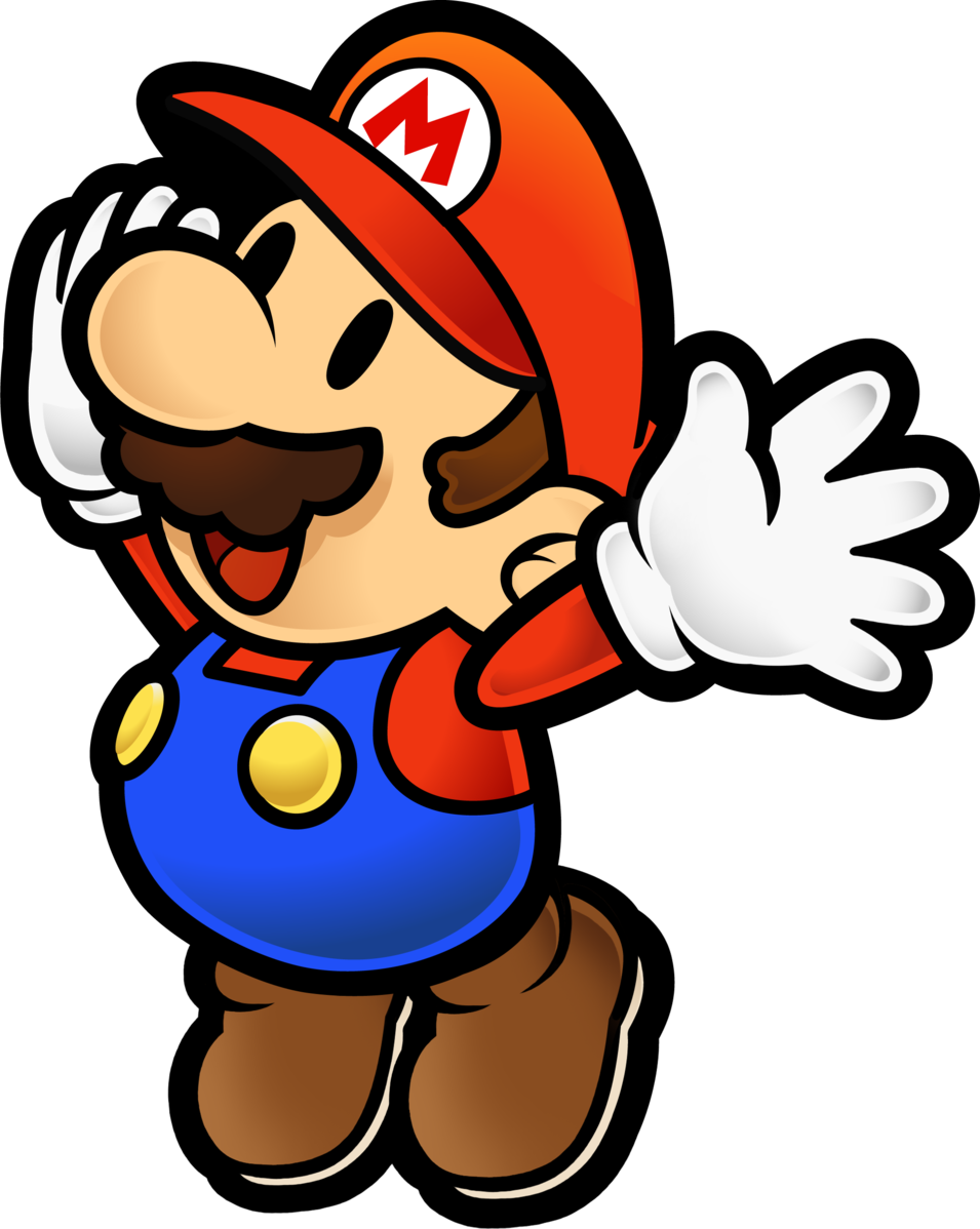 File:PMTTYD Mario Waving Artwork.png - Super Mario Wiki, the Mario ...