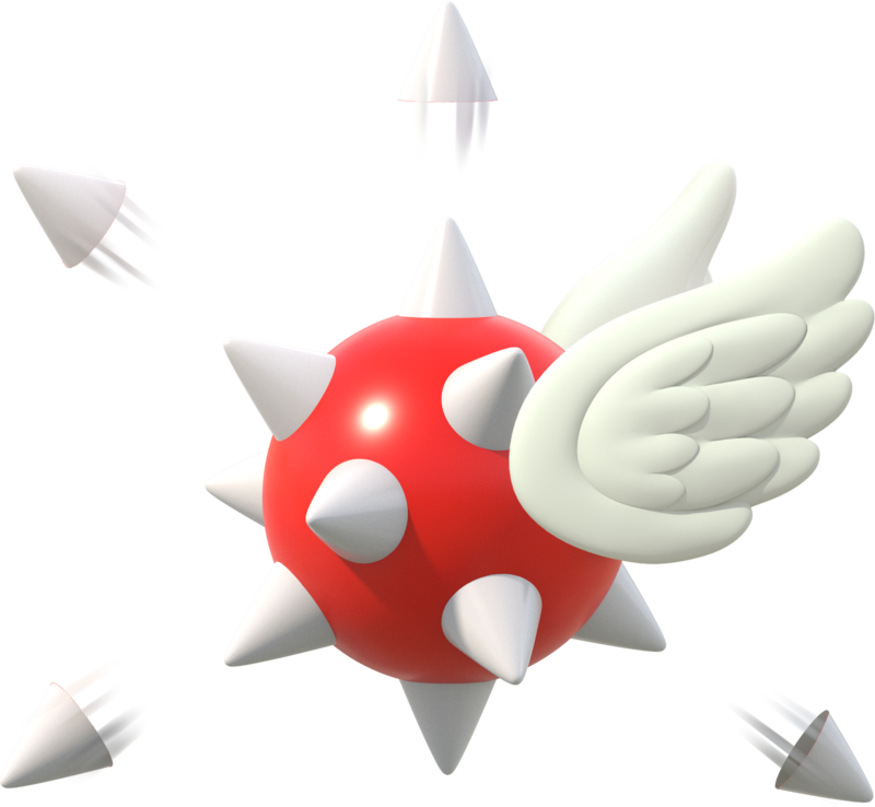 File:Flying Spiny.png - Super Mario Wiki, the Mario encyclopedia