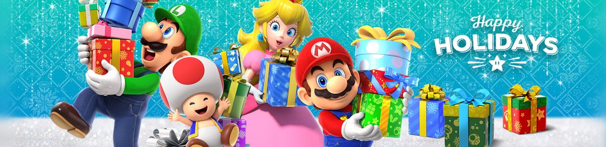 File:NoA store holiday 2022 art group.jpg - Super Mario Wiki, the Mario ...