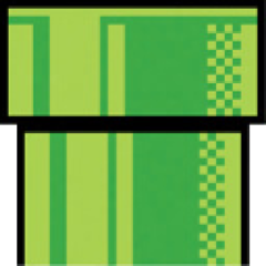8-bit pipe - Super Mario Wiki, the Mario encyclopedia