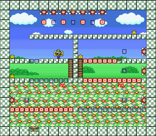 Super Wario World Map