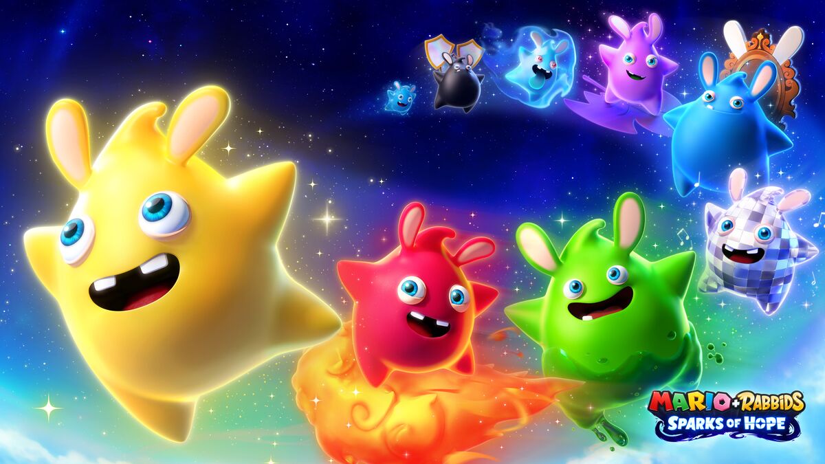 File:MRSOH Spark wallpaper.jpg - Super Mario Wiki, the Mario encyclopedia
