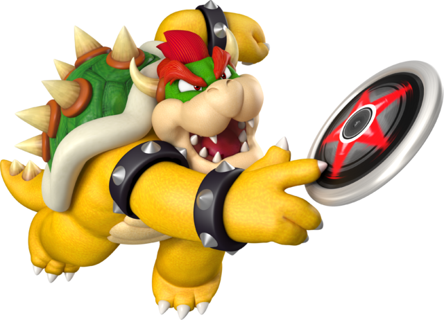 File:MSOGT Bowser Discus.png - Super Mario Wiki, the Mario encyclopedia