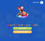 Mario's Festive Jigsaw Jumble - Super Mario Wiki, the Mario encyclopedia