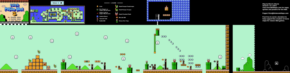 File:SMB3 World 4-5 Map.png - Super Mario Wiki, the Mario encyclopedia