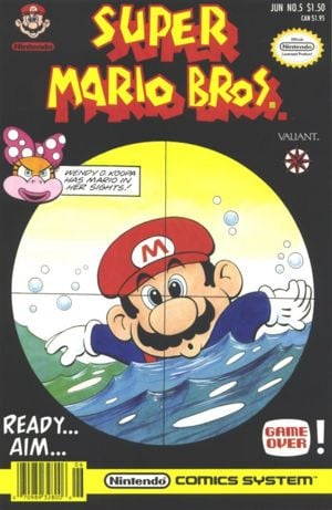 Super Mario Bros. No. 5 (soft cover) - Super Mario Wiki, the Mario ...