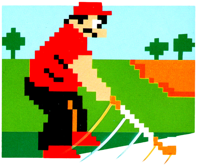 File:Golf NES cover art.png - Super Mario Wiki, the Mario encyclopedia