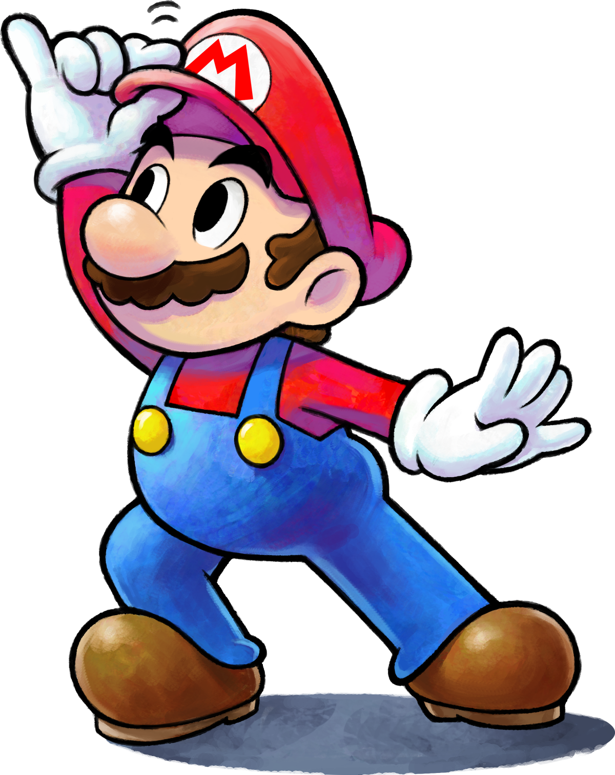 File:Mario - MarioLuigi-PaperJam.png - Super Mario Wiki, the Mario ...