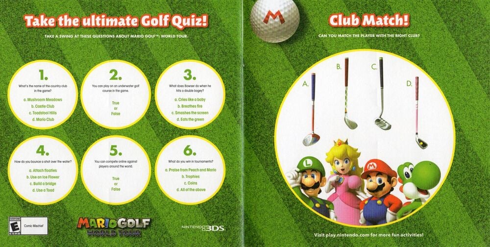 Play Nintendo Activity Book - Super Mario Wiki, the Mario encyclopedia