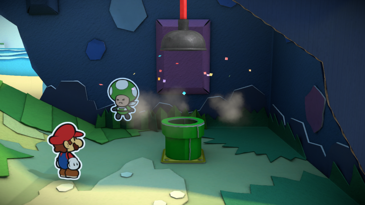 File:PMCS Indigo Underground Plunger.png - Super Mario Wiki, the Mario ...