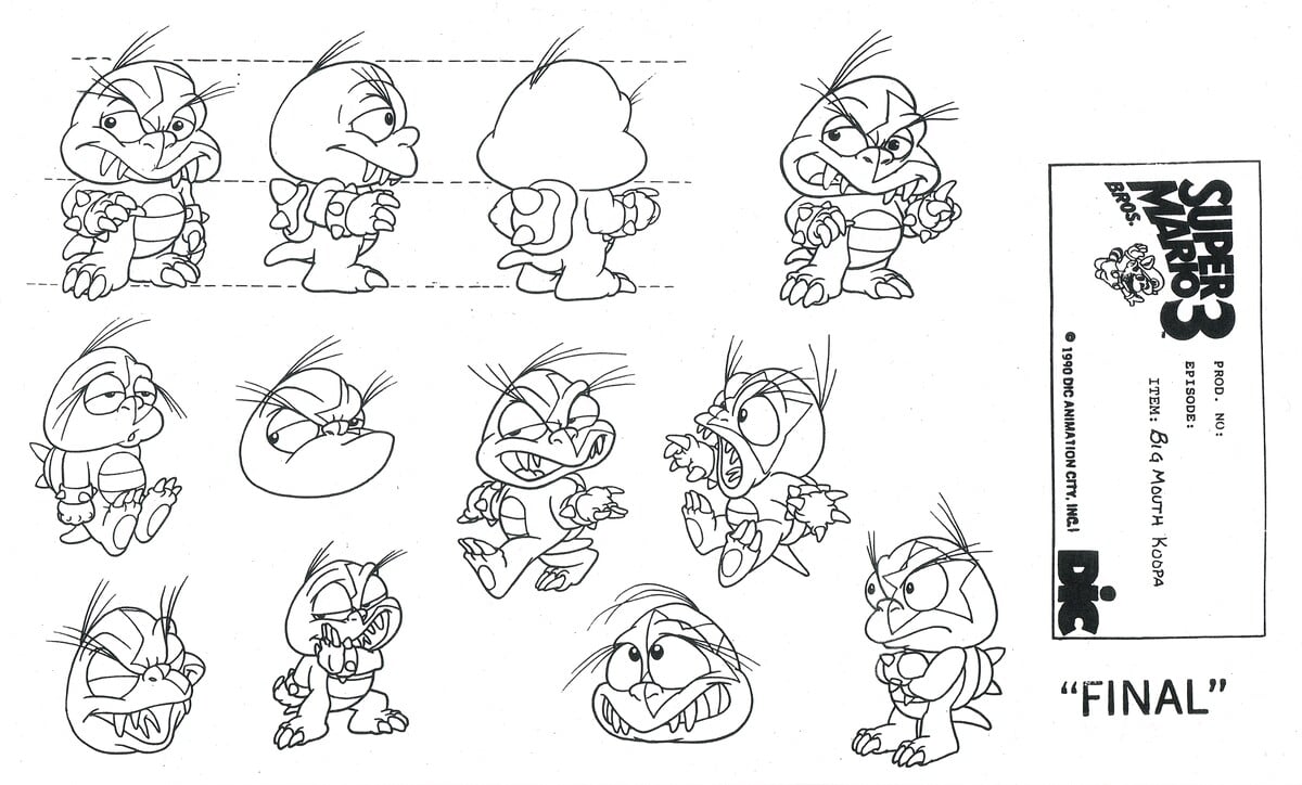 File:Aosmb3 big mouth reference sheet.jpg - Super Mario Wiki, the Mario ...