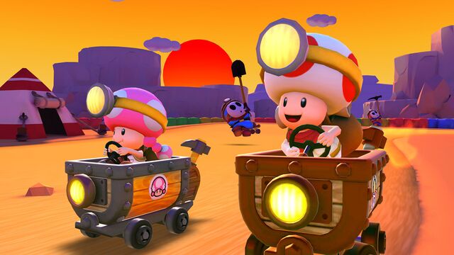 File:MKT Sunset Tour Drivers.jpg - Super Mario Wiki, the Mario encyclopedia