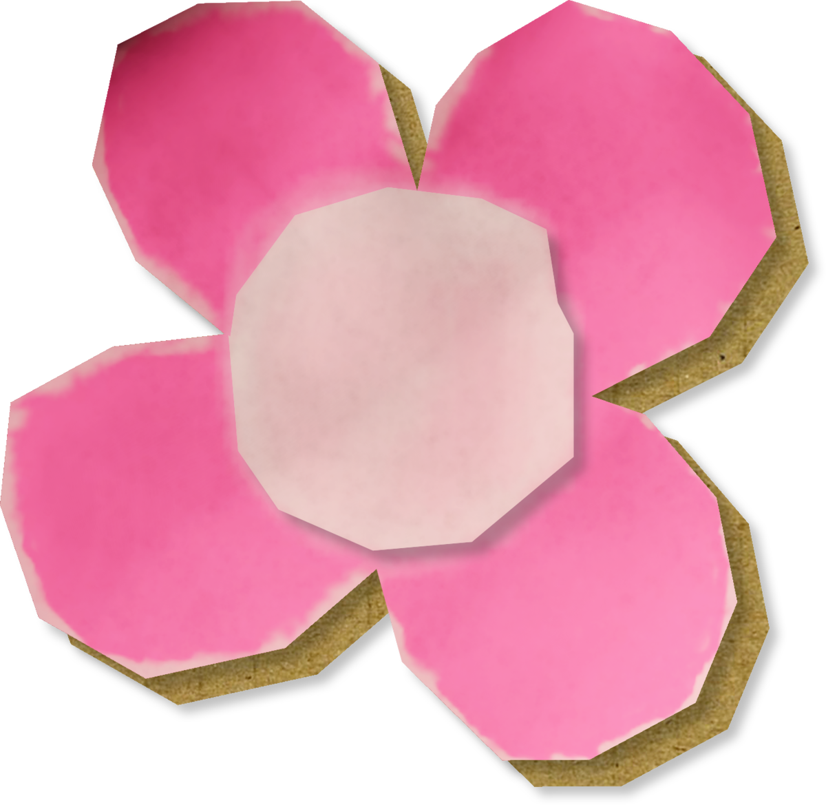 File:YCW Pink Flower.png - Super Mario Wiki, the Mario encyclopedia