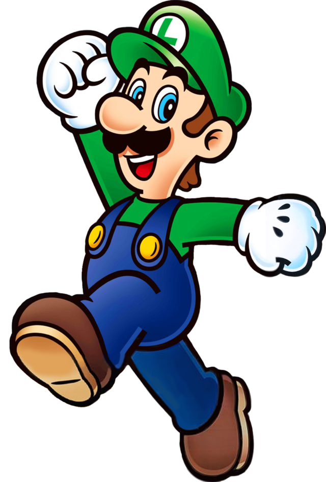 File:Luigi jump shaded.png - Super Mario Wiki, the Mario encyclopedia