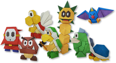 Folded Soldiers - Super Mario Wiki, the Mario encyclopedia