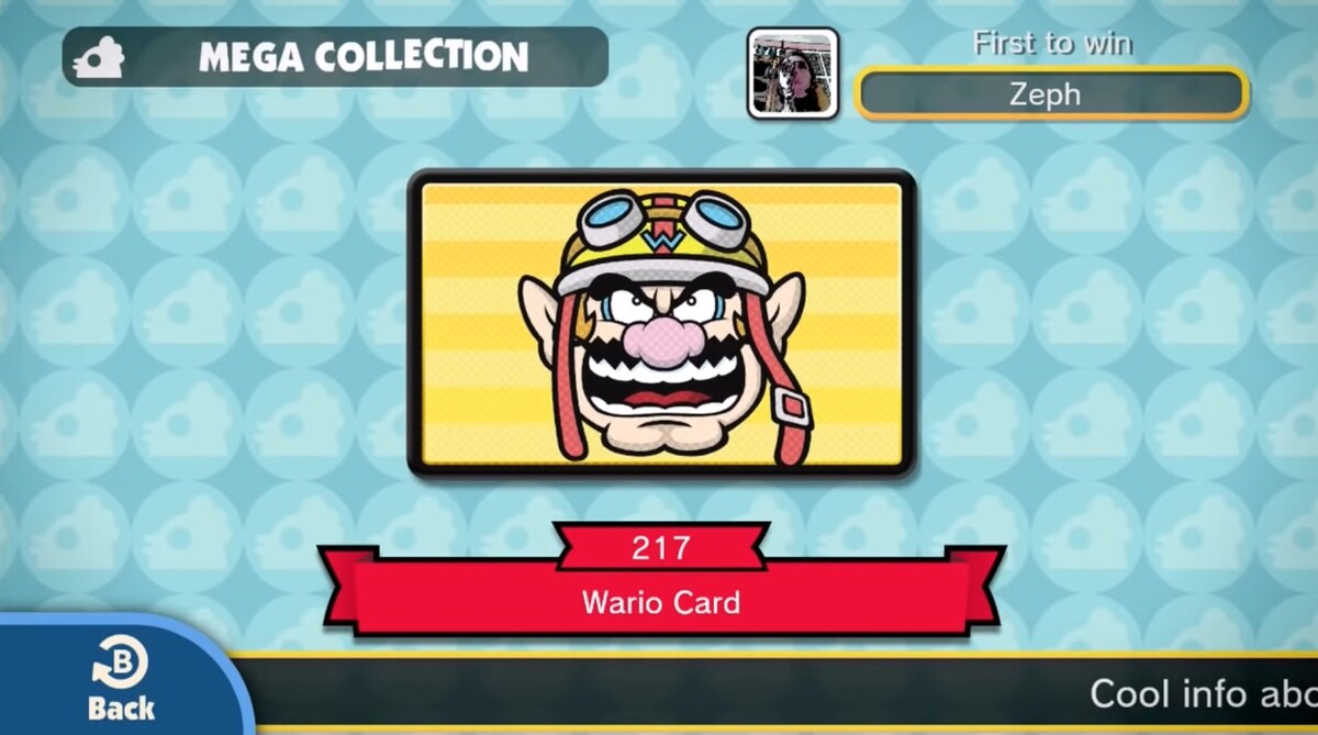 File:217 Wario Card.jpg - Super Mario Wiki, the Mario encyclopedia