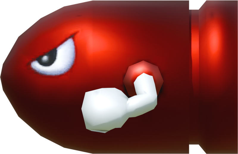 File:NSMBW Asset Model Bull's-Eye Bill.png - Super Mario Wiki, the ...
