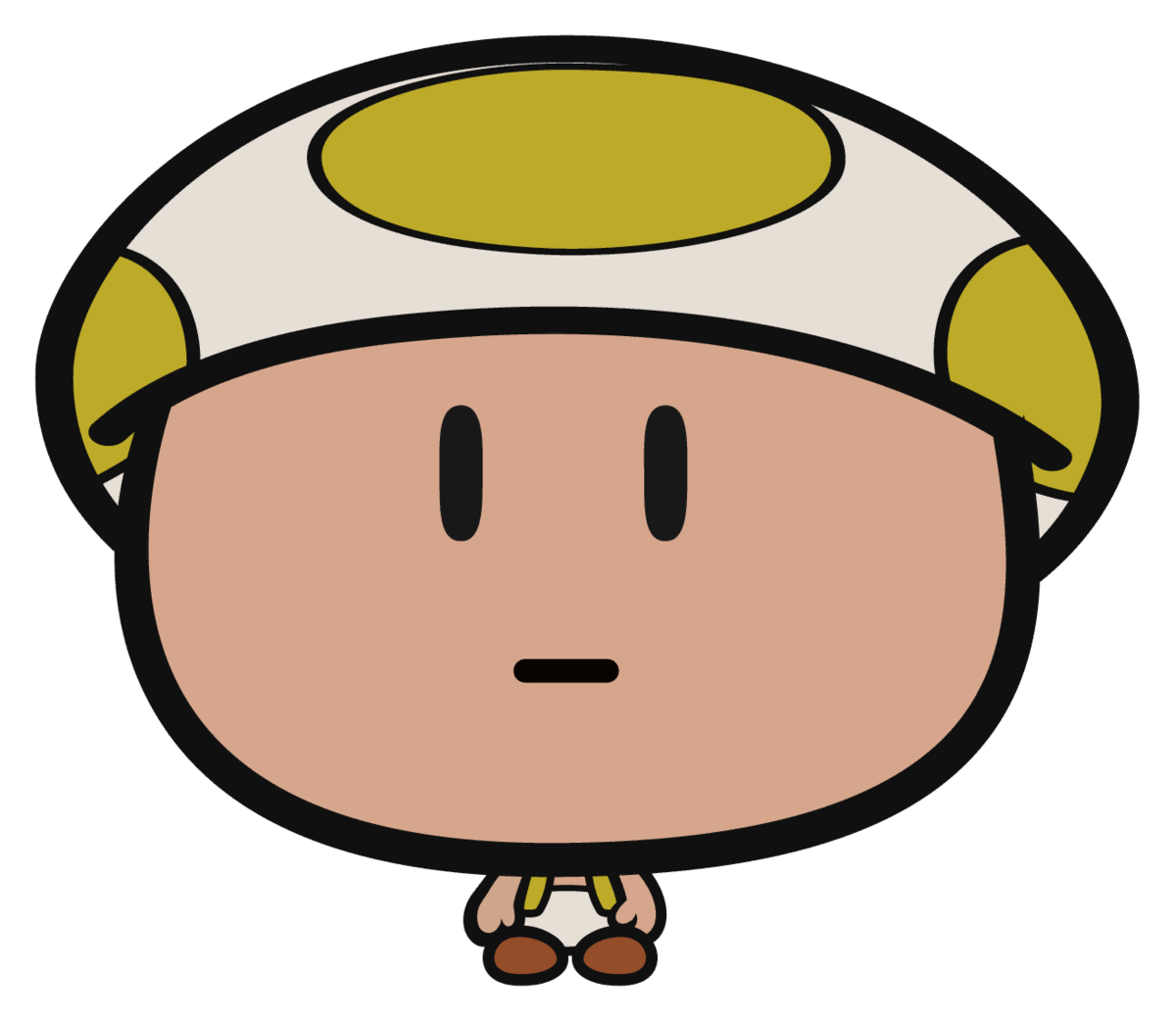 File:Big head yellow Toad PMTOK sprite.png - Super Mario Wiki, the ...