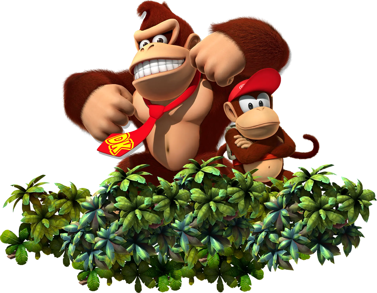 File:Donkey Kong and Diddy Kong DKCRHD.webp - Super Mario Wiki, the ...