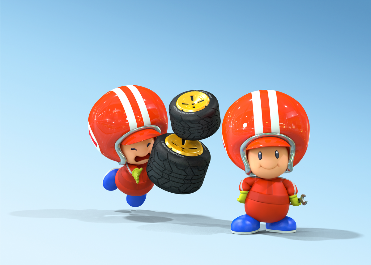 File:MK8 Deluxe Art - Toad Mechanics.png - Super Mario Wiki, the Mario ...