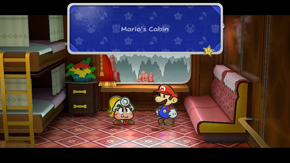 File:TTYDNS Mario Cabin.jpg - Super Mario Wiki, the Mario encyclopedia