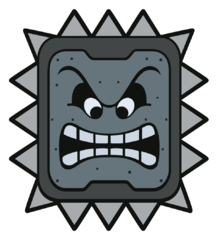 Gallery:Thwomp - Super Mario Wiki, the Mario encyclopedia