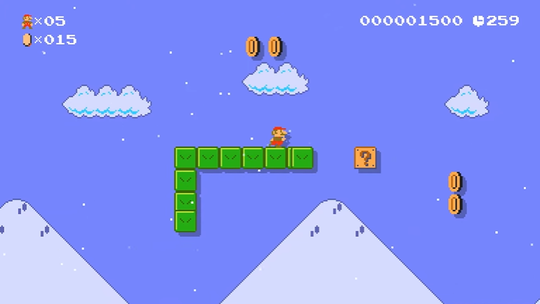 Snake Blocks in the Sky - Super Mario Wiki, the Mario encyclopedia