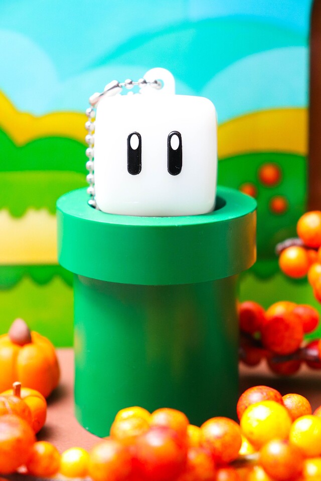 File:Bandai NSMBW Light Block Keychain.jpg - Super Mario Wiki, the ...