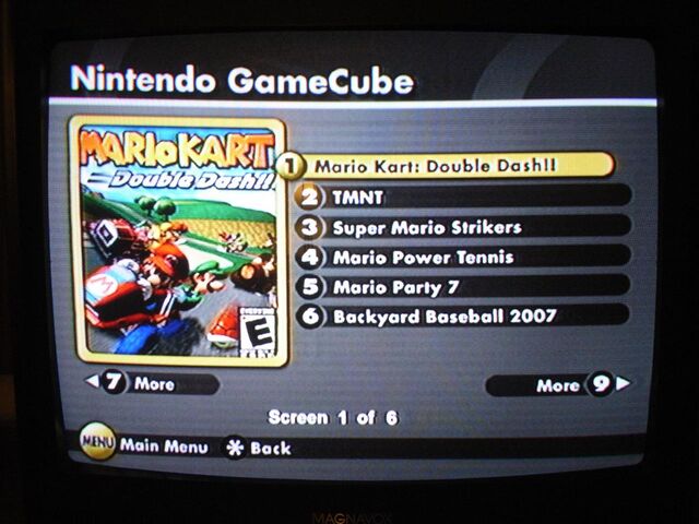 File:Nintendo GameCube LodgeNet Game Menu.jpg - Super Mario Wiki, the ...