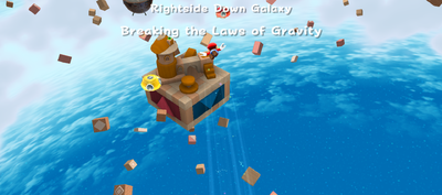 Rightside Down Galaxy - Super Mario Wiki, the Mario encyclopedia