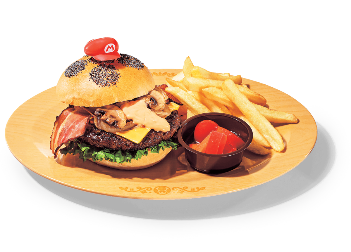 File:SNW Marios Bacon Cheeseburger.png - Super Mario Wiki, the Mario ...