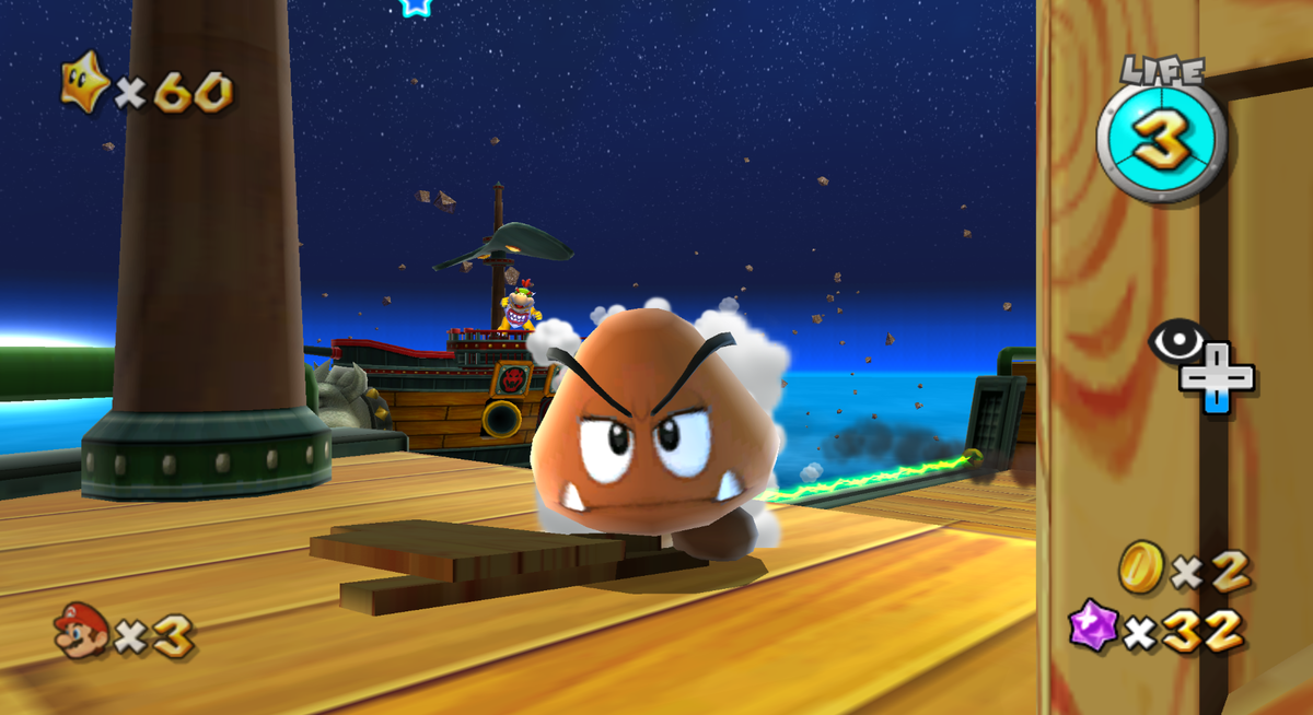 File:SMG Goomba Screenshot.png - Super Mario Wiki, the Mario encyclopedia