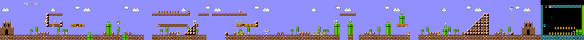 File:NES LL World 1-1 Map.png - Super Mario Wiki, the Mario encyclopedia