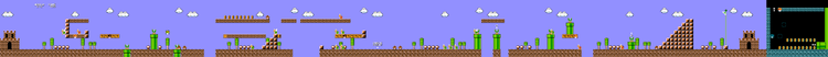 World 1 (Super Mario Bros.: The Lost Levels) - Super Mario Wiki, the ...