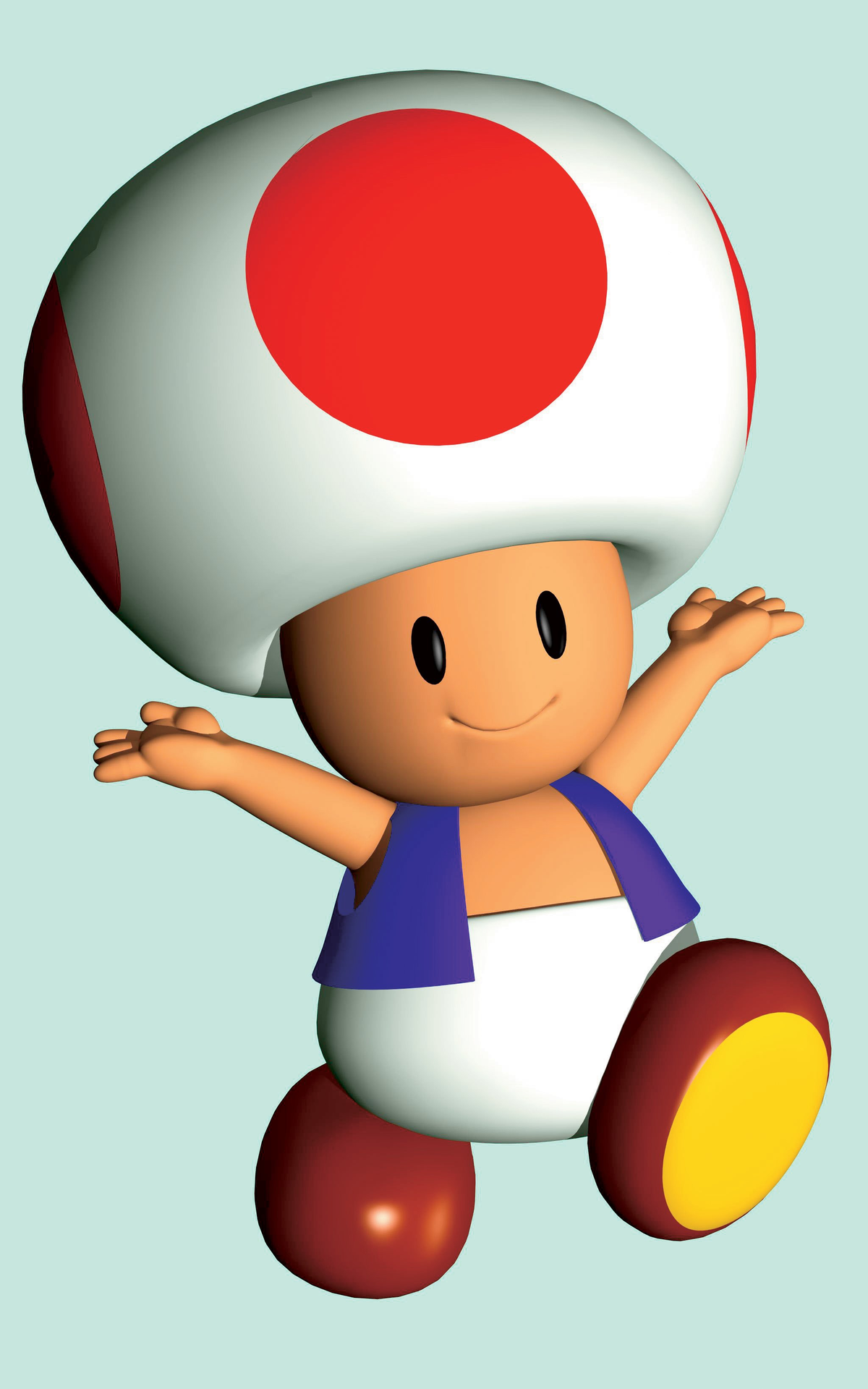 File:SM64 Toad hands raised.png - Super Mario Wiki, the Mario encyclopedia