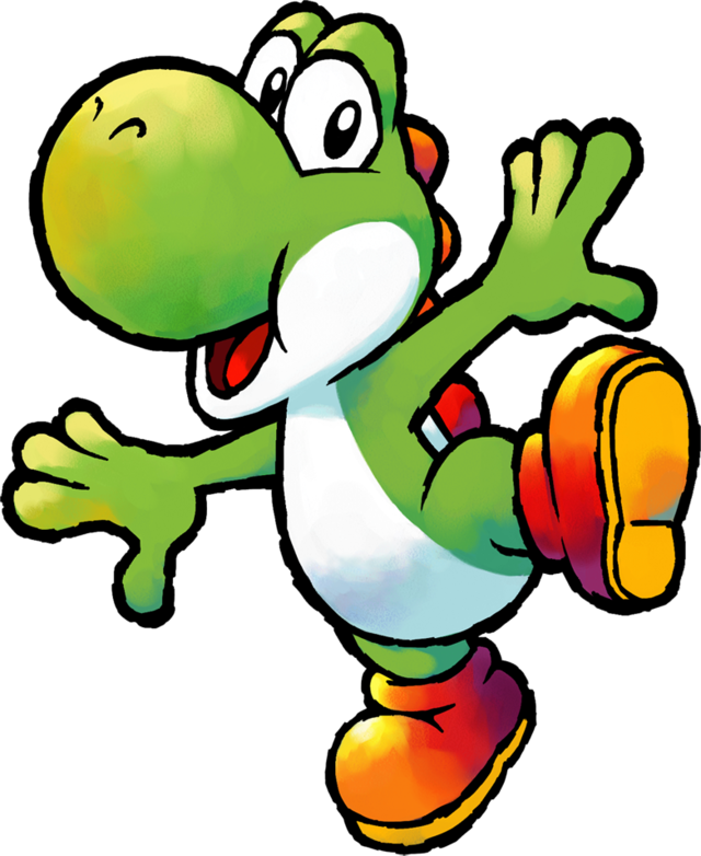 File:Yoshi Topsy-Turvy - Yoshi artwork.png - Super Mario Wiki, the ...