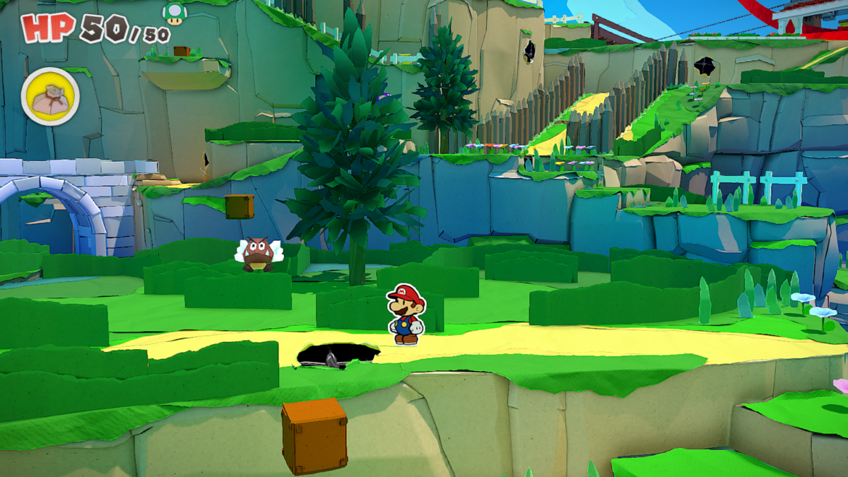 File:PMTOK Overlook Mountain Not-Bottomless Hole 4.png - Super Mario ...