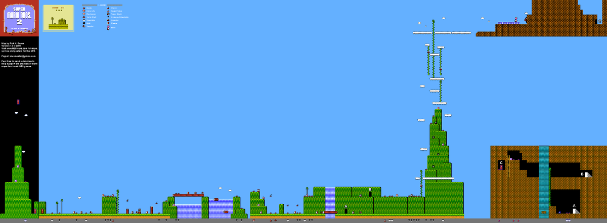 World 1-1 (Super Mario Bros. 2) - Super Mario Wiki, the Mario encyclopedia