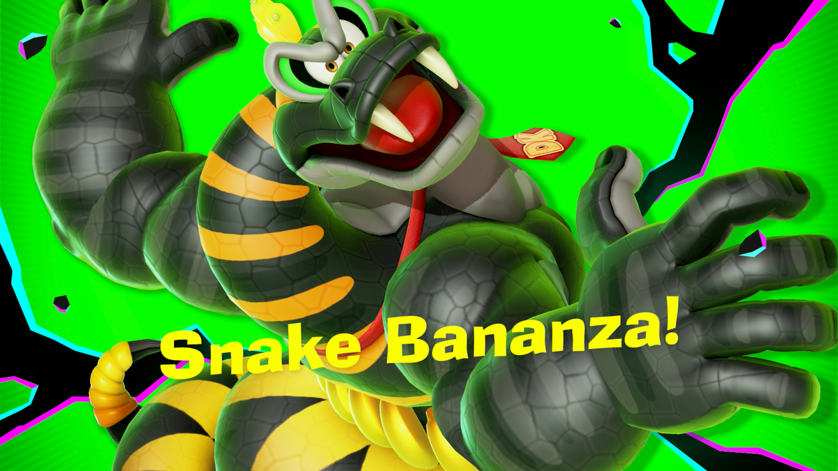 Snake Bananza - Super Mario Wiki, the Mario encyclopedia
