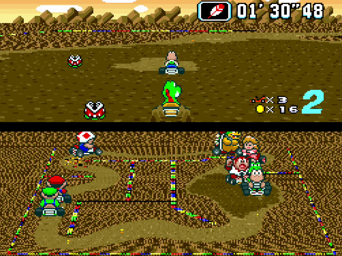 File:NM SMK Choco Island Final Lap.png - Super Mario Wiki, the Mario ...
