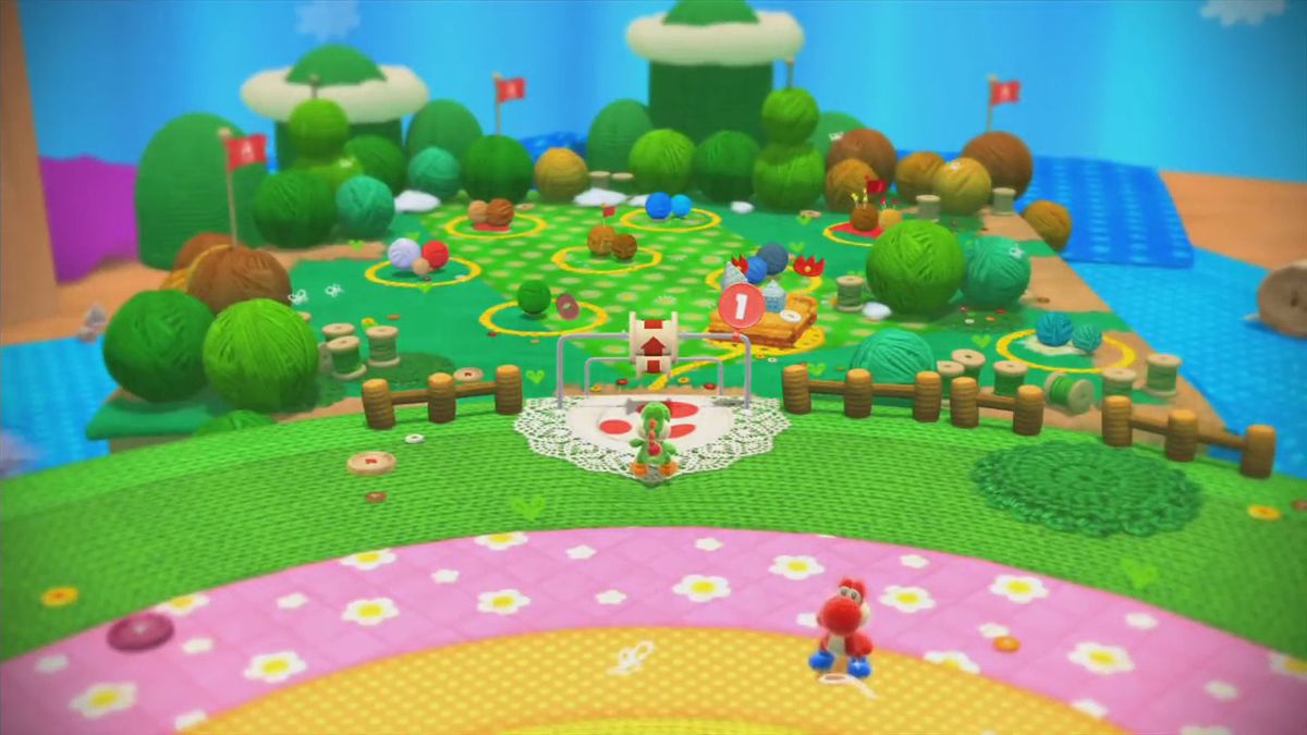 World 1 (Yoshi's Woolly World) - Super Mario Wiki, the Mario encyclopedia