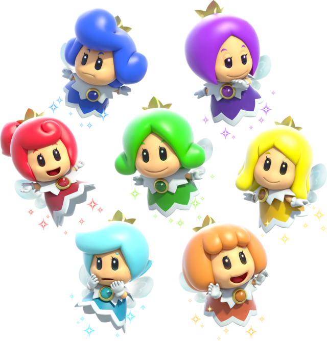 Sprixie Princesses - Super Mario Wiki, the Mario encyclopedia