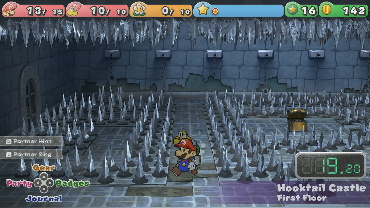 File:TTYDNS Hooktail Castle Spike Room.png - Super Mario Wiki, the ...